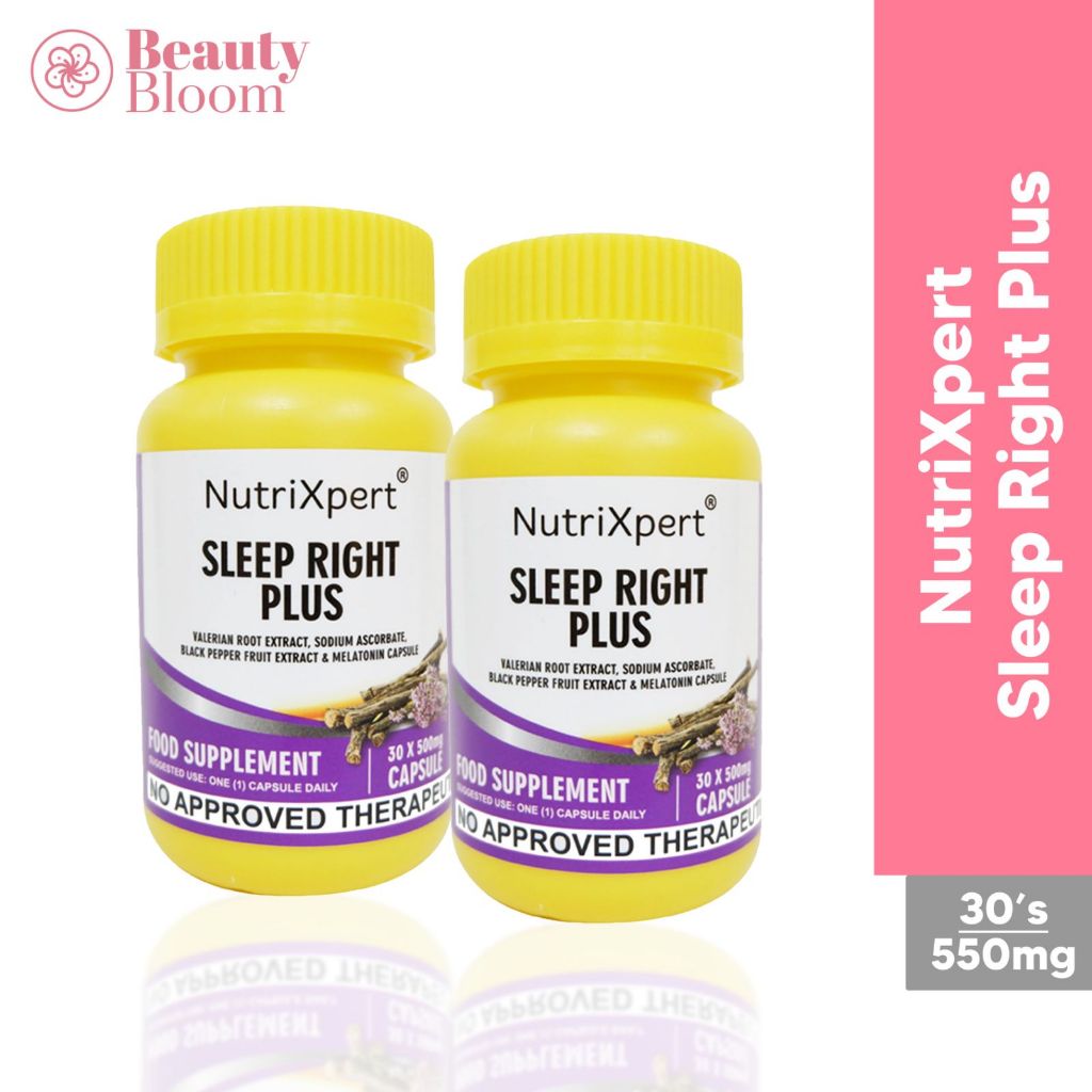 NutriXpert Sleep Right Plus Capsule 500mg | Bundle | Shopee Philippines