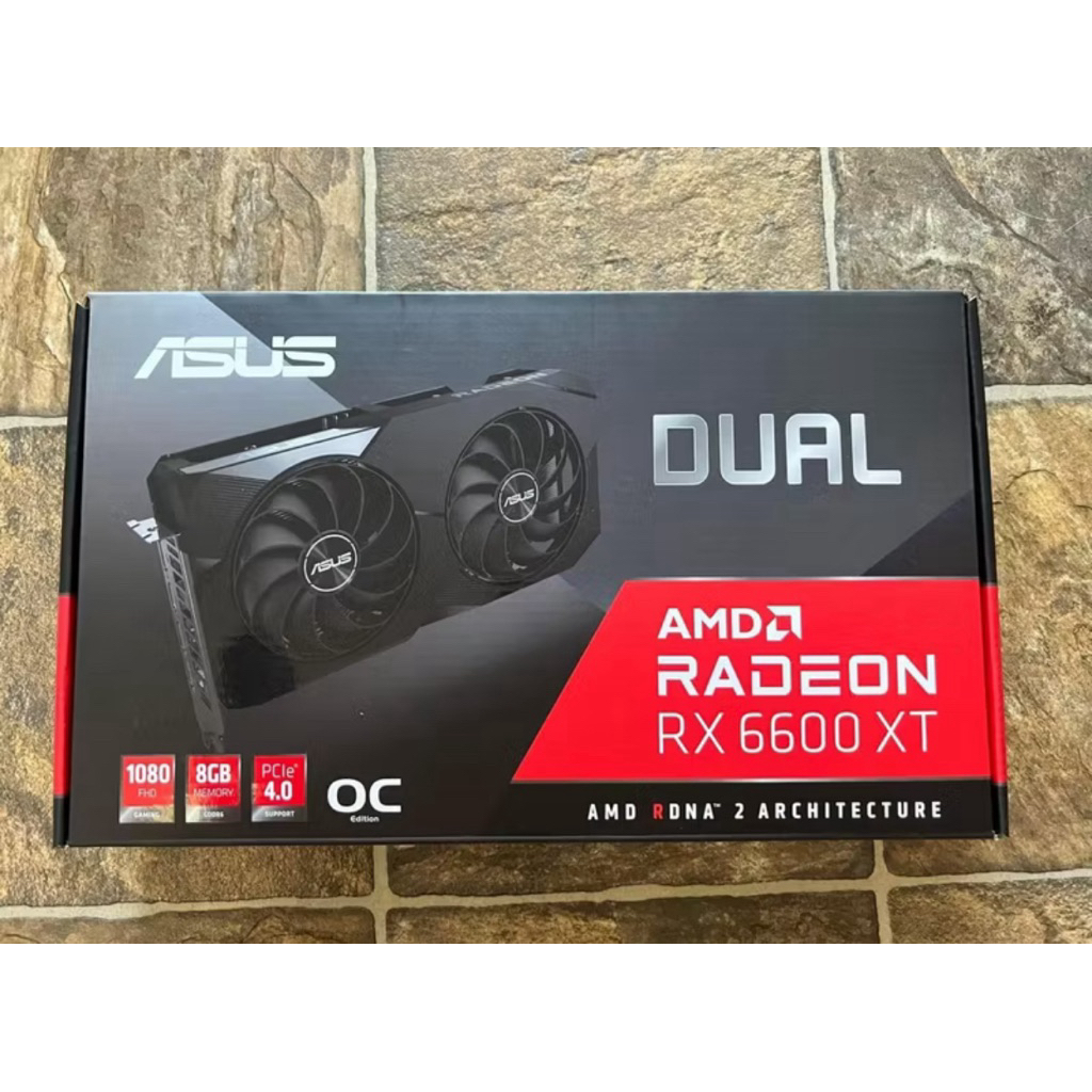 ASUS Dual AMD Radeon RX 6600 XT OC Edition 8GB GDDR6 Gaming Graphics ...