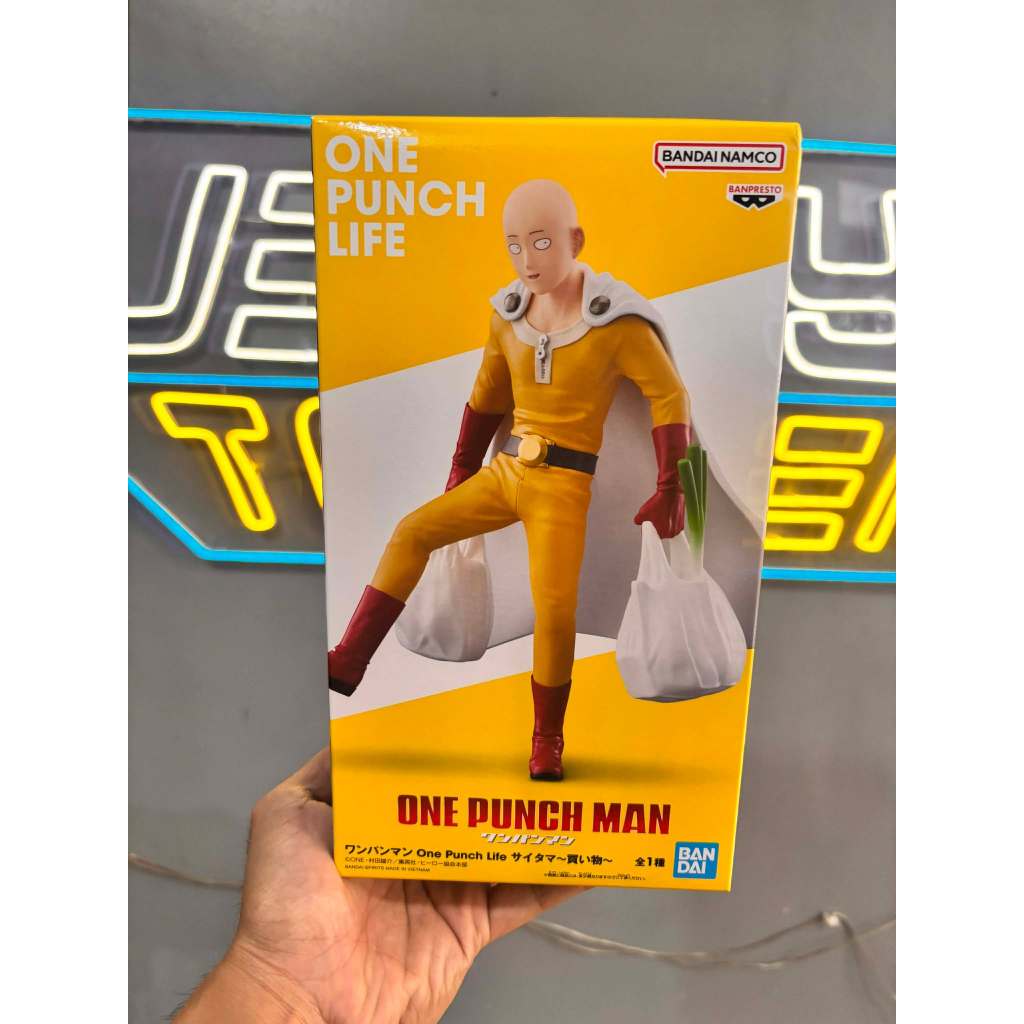 Bandai - Banpresto One-punch Man One Punch Life Saitama | Shopee ...