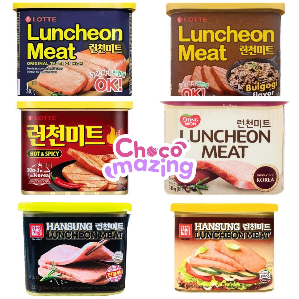 Lotte OK / Hansung / Dongwon Korean Luncheon Meat 340g | Shopee Philippines