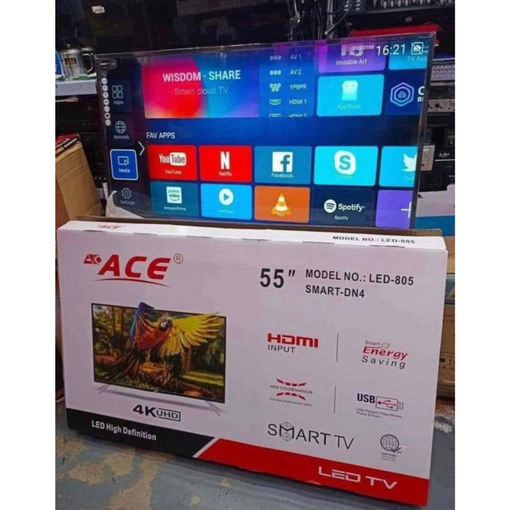 ACE 55-inch Smart LED Television Brand New | Shopee Philippines