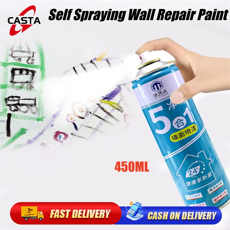 Wall self-spray paint white wall renovation repair latex paint water ...