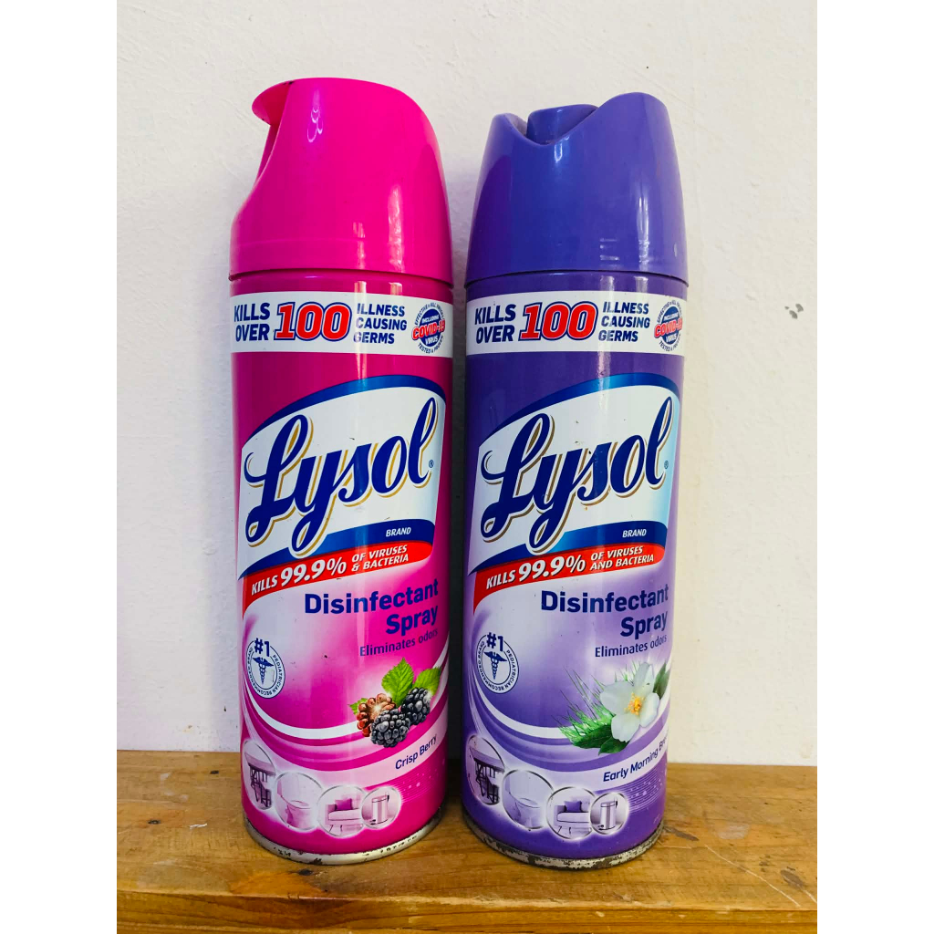 Lysol Antibacterial Disinfectant Spray Cleaner 340g Germ Control ...