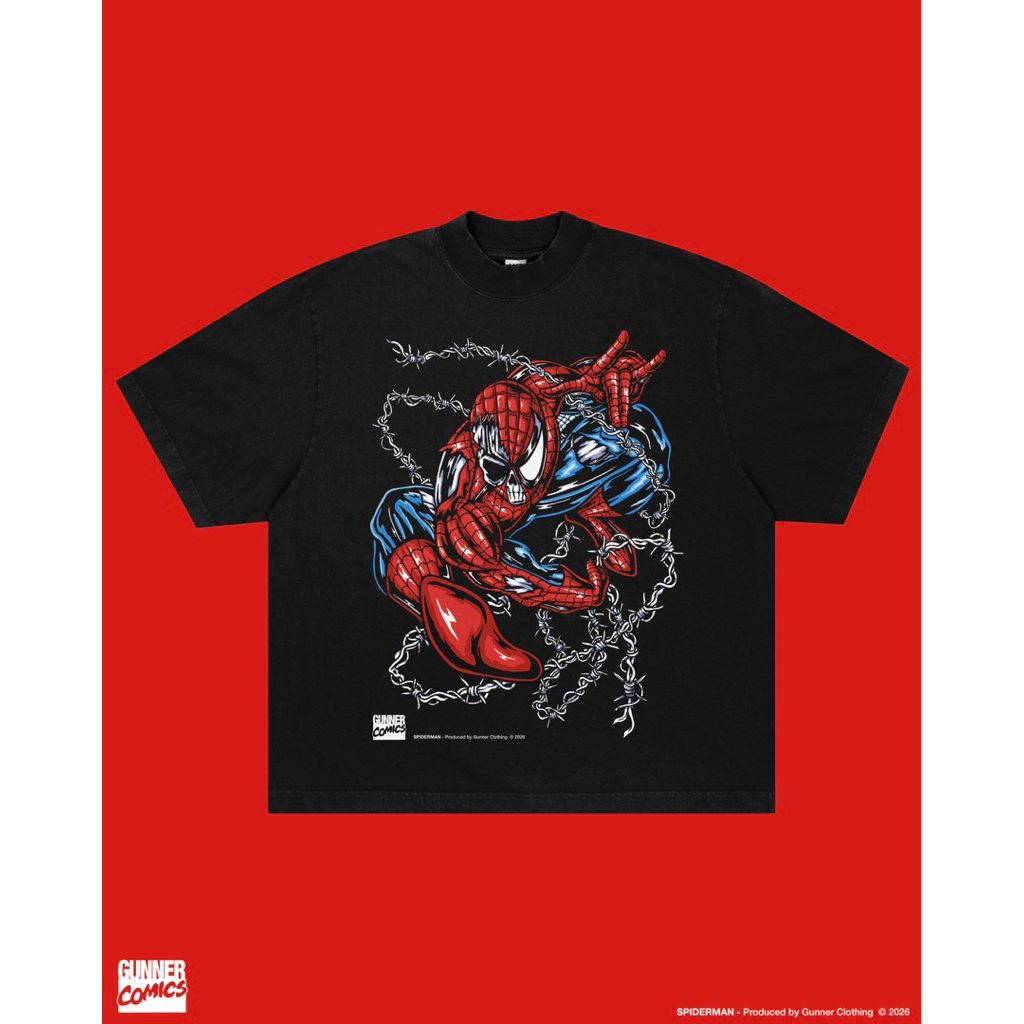Gunner® Comics | Friendly Neighborhood Spider-Man | Boxy Fit T-Shirt ...