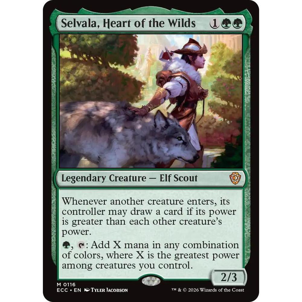 MTG Selvala, Heart of the Wilds #116 - Lorwyn Eclipsed (ECC) | Shopee ...