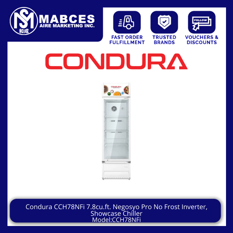 Condura CCH114NFI 11.4 cu.ft. No-Frost Inverter Chiller | Shopee ...