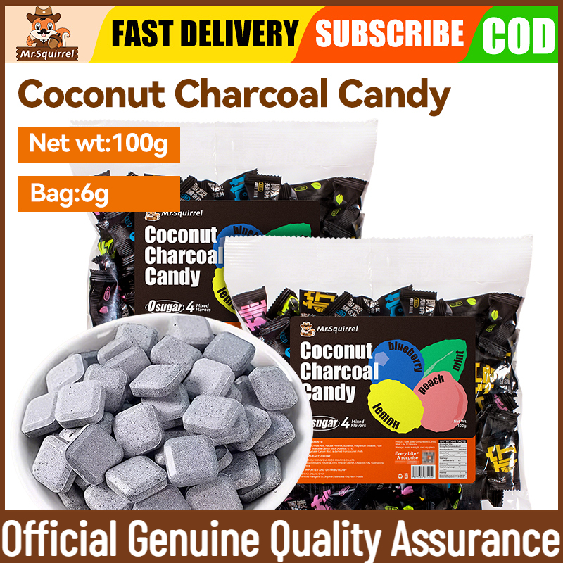 【Buy 3 Take 2】Mr.Squirrel 0 Sugar 500PCS Mint Candy Fresh Flavor Sweet ...