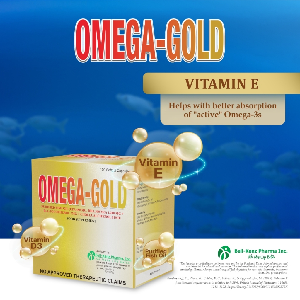 Omega-Gold 1200mg Purified Fish Oil Soft Gel 100 pcs | Shopee Philippines