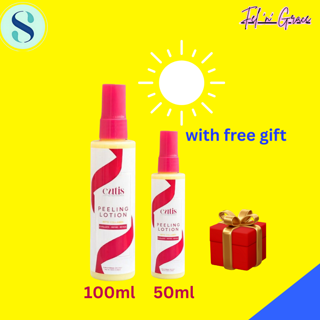 Cutis Peeling Lotion 100ml New Improved with Collagen | Shopee Philippines