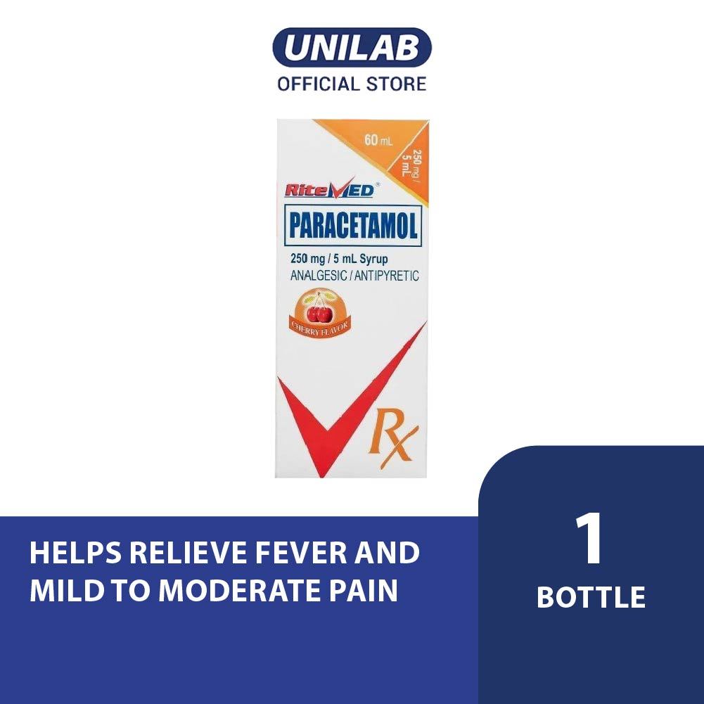Unilab - RiteMED Paracetamol 250mg/5mL Syrup 1 Bottle (Relief Of Minor ...