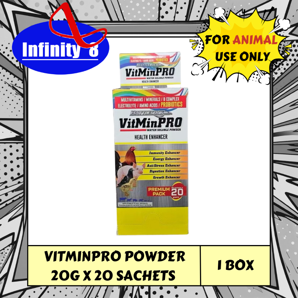 BATTLECOCK VITMINPRO WATER SOLUBLE POWDER 20G X 20 SACHETS/BOX | Shopee ...