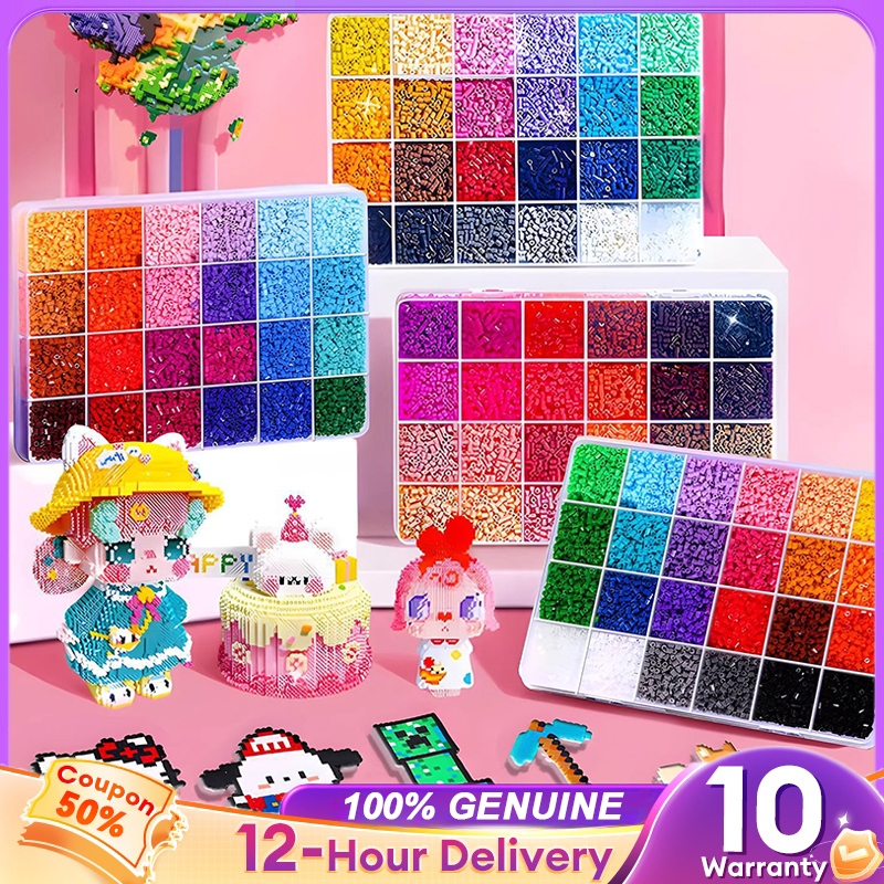 DIY 14000 PCS Perler Beads Fuse Beads Kit DIY for Kids Adults 3D Puzzle ...