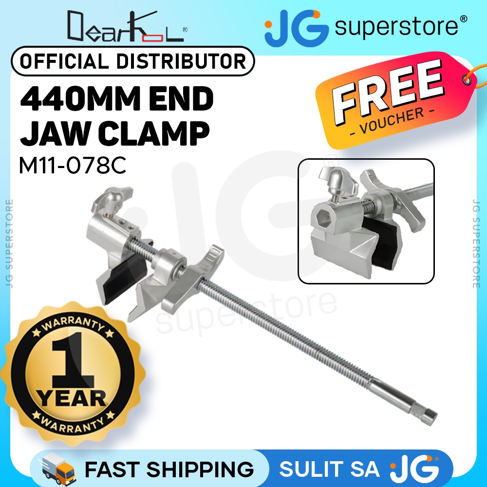 Dearkol End / Center / Mini Vise Grip Jaw Clamp Flat Clip with 5/8 ...