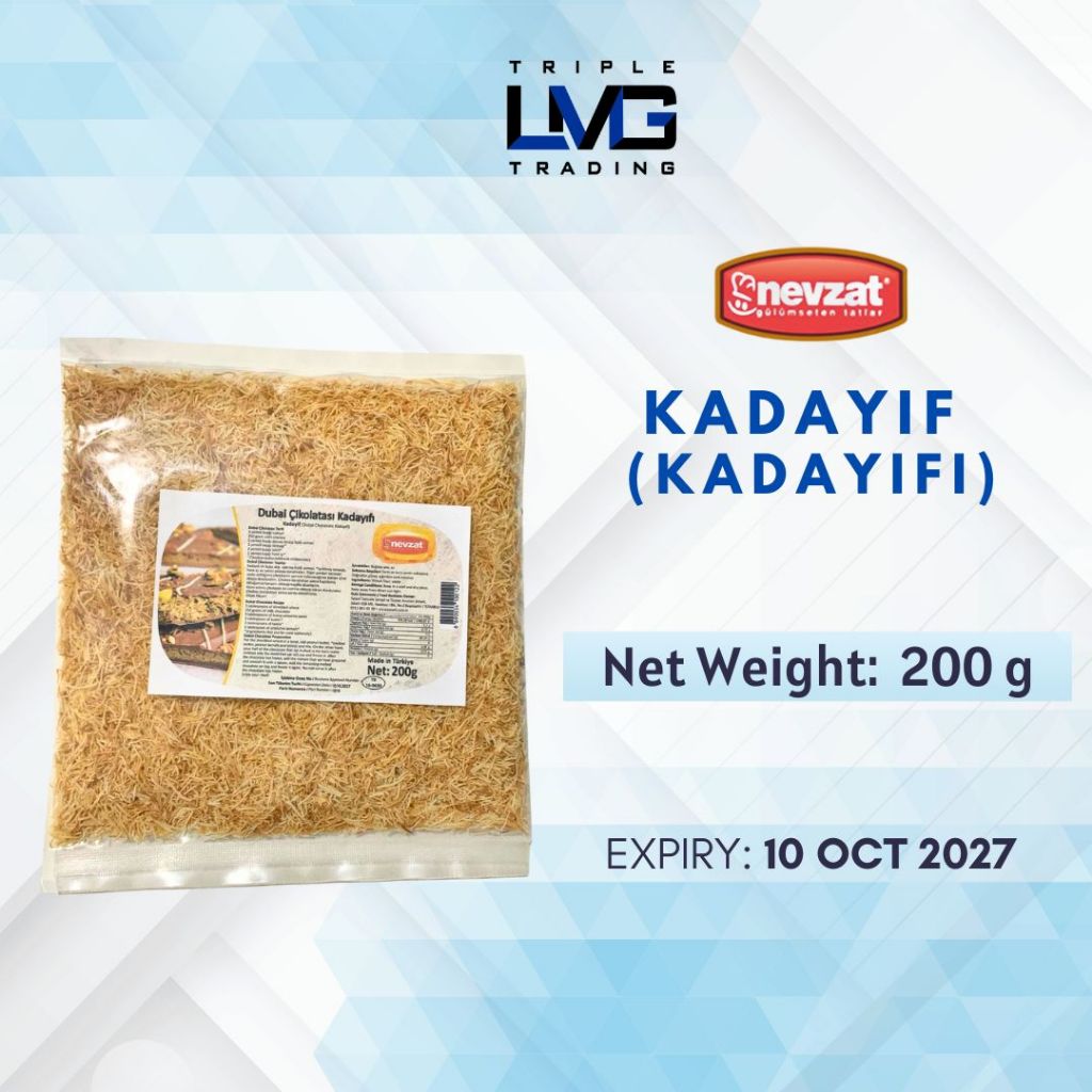 Kadayif (Kadayifi) 200g (Ready to Use- Cooked & Toasted) | Shopee ...
