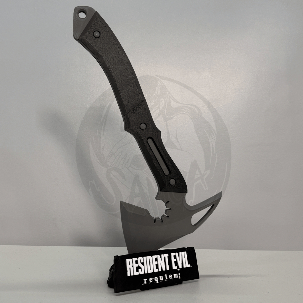 Resident Evil Requiem Leon Kennedy HatchetAxe Display Toy Collectible ...