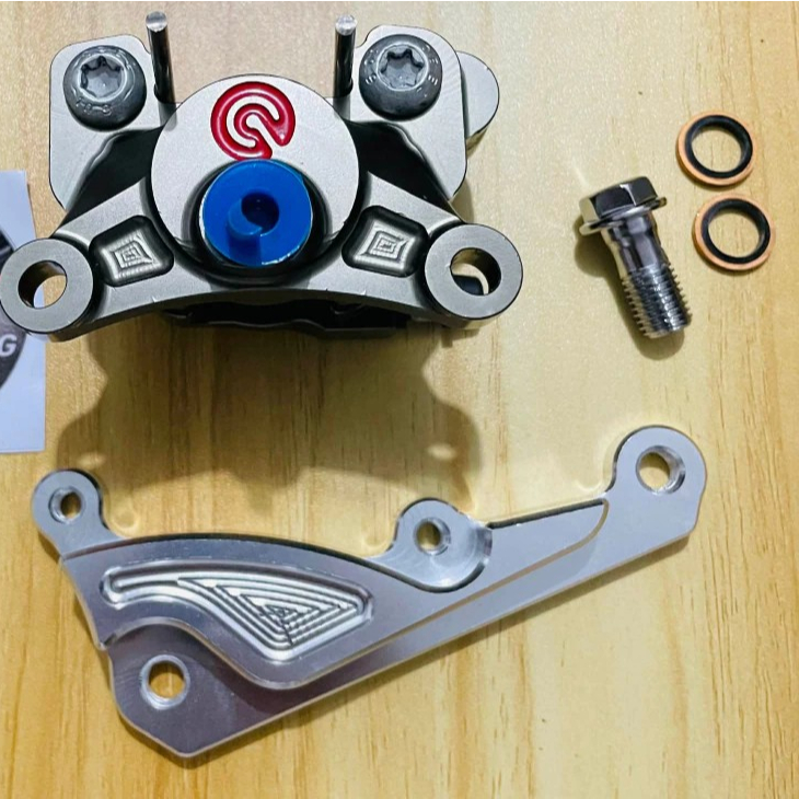 (BMBRO)CALIPER WITH CNC BRACKET FOR MIO SPORTY/MIO AMORE FIT FOR ...