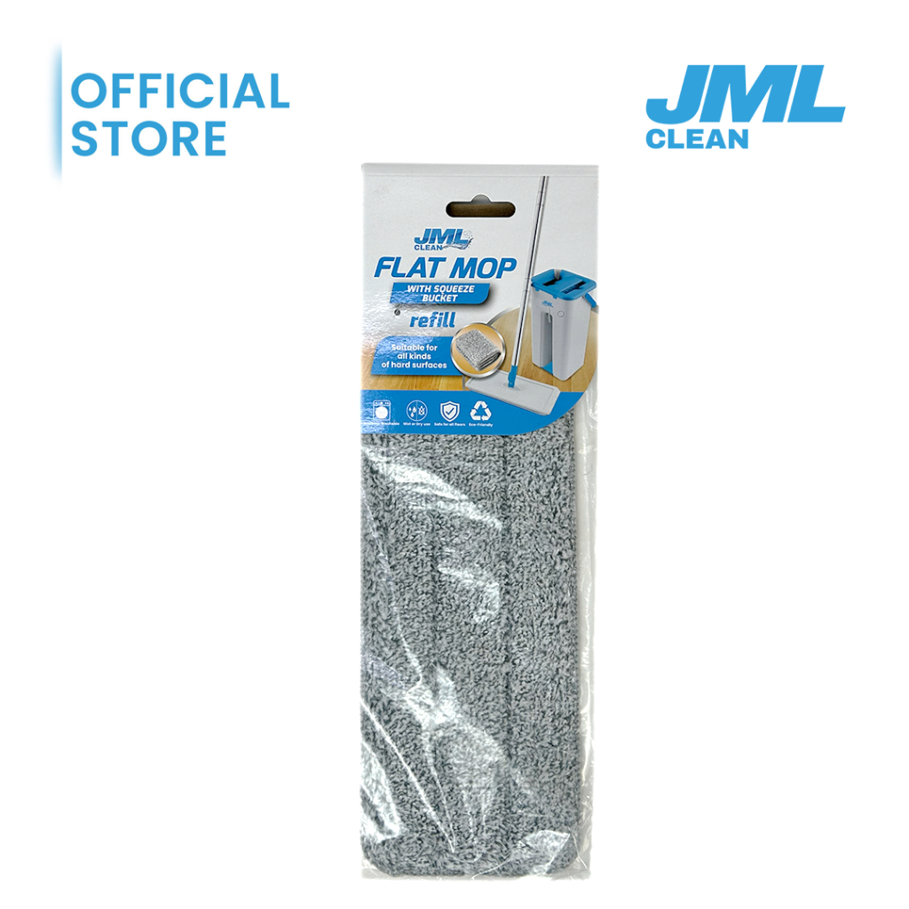 JML Clean Flat Mop Refill JCFMSBR | Shopee Philippines