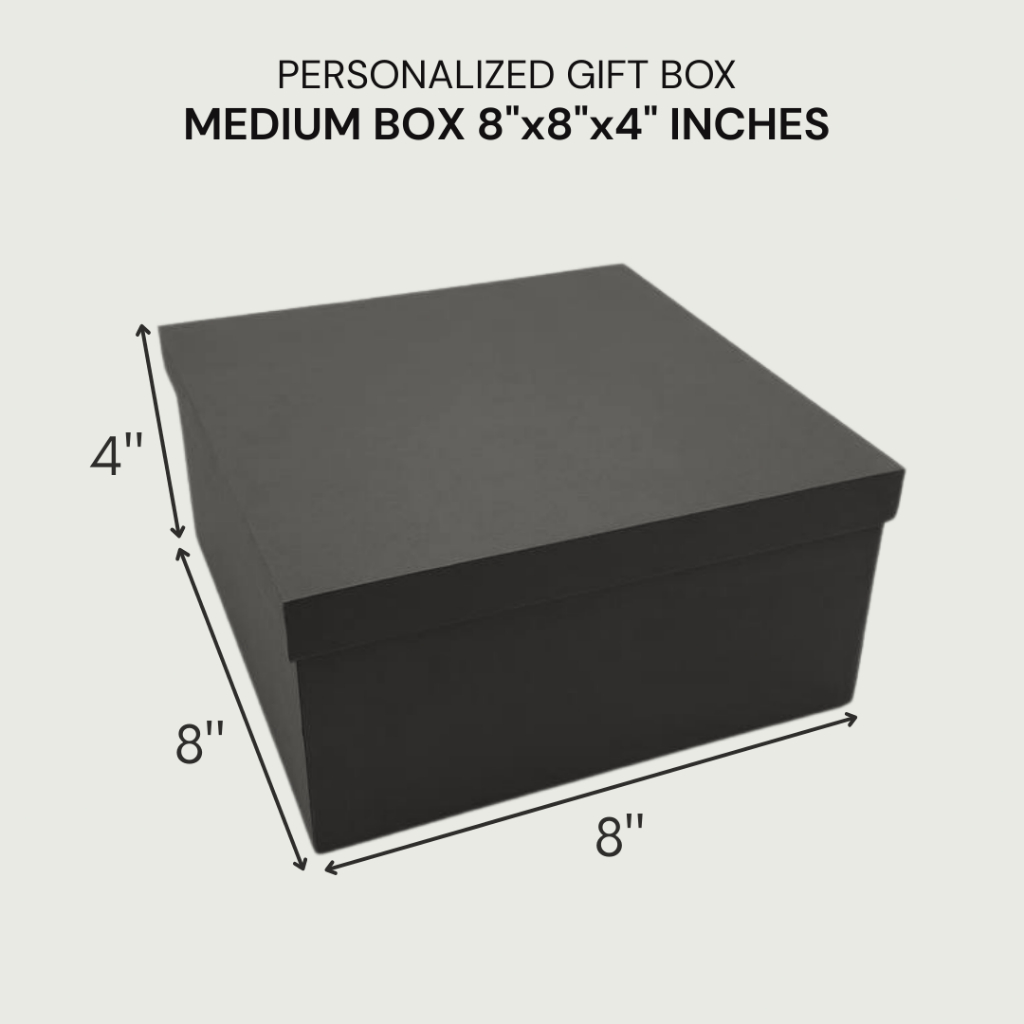 PERSONALIZED HARD GIFT BOX MEDIUM 8 x 8 x 4 INCHES, IDEAL FOR ALL ...