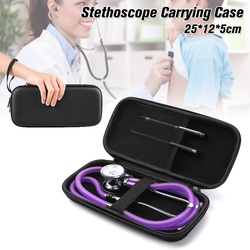 Portable Stethoscope Carrying Case EVA Stethoscope Storage Bag ...