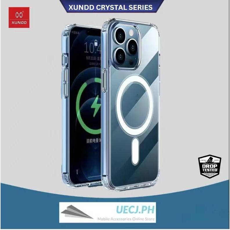 XUNDD CRYSTAL AIRBAG Magnet Shockproof Case FOR IPHONE 13 PRO MAX 12 ...