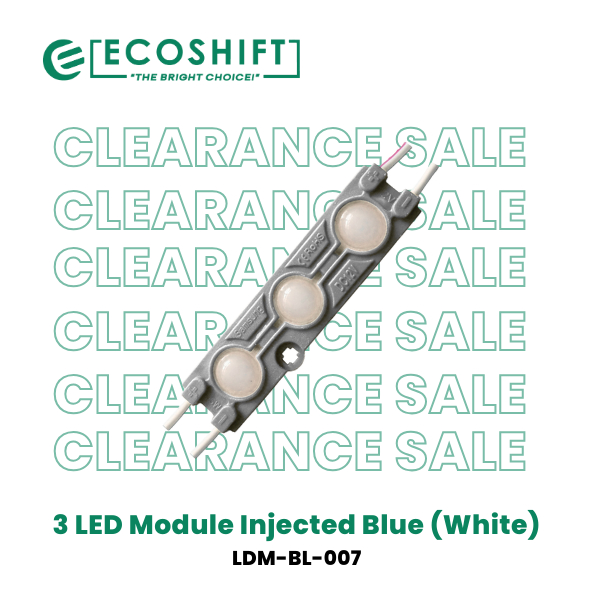 Ecoshift 3 LED Module Injected Blue (White PCB) | Shopee Philippines