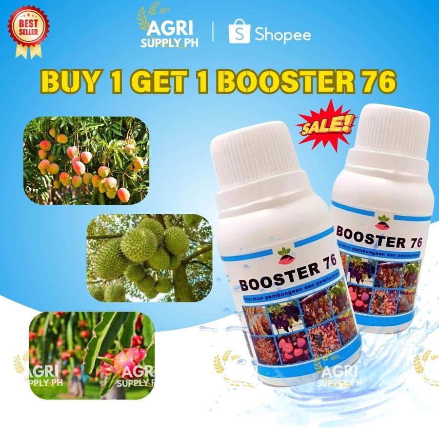 BOOSTER 76 Organic Growth Enhancer – Boosts Roots, Flowering & Higher ...