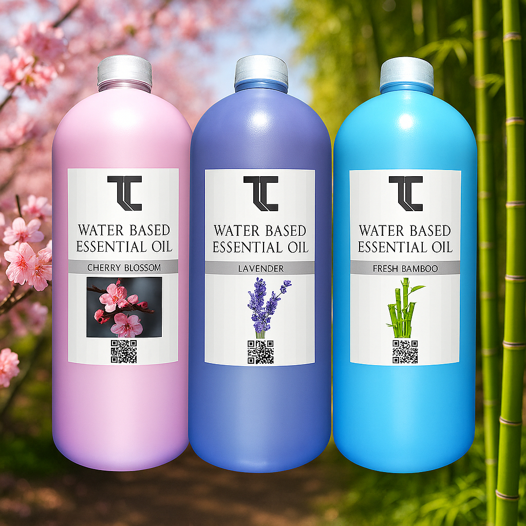 1L Organic Water Based Essential Oils - Natural Therapeutic Grade ...