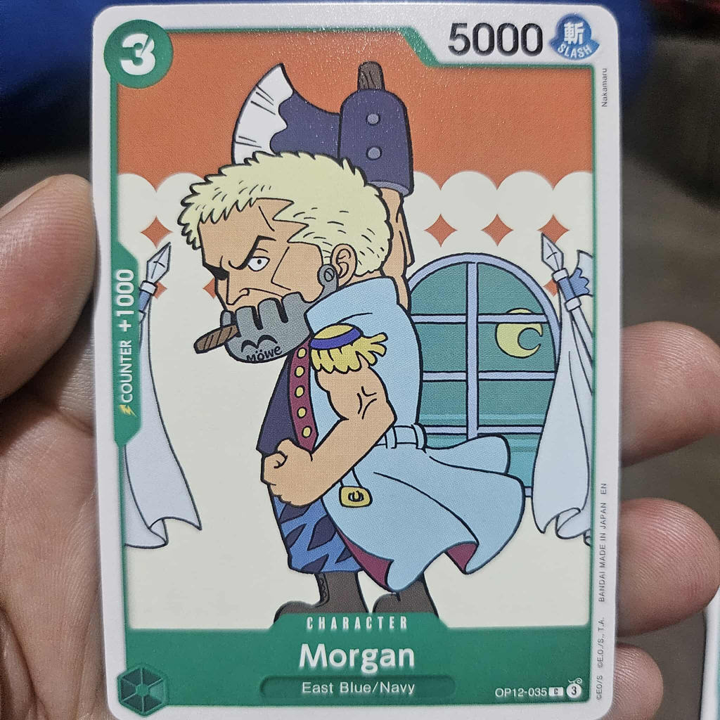 One Piece TCG OP12-035 Common Morgan | Shopee Philippines