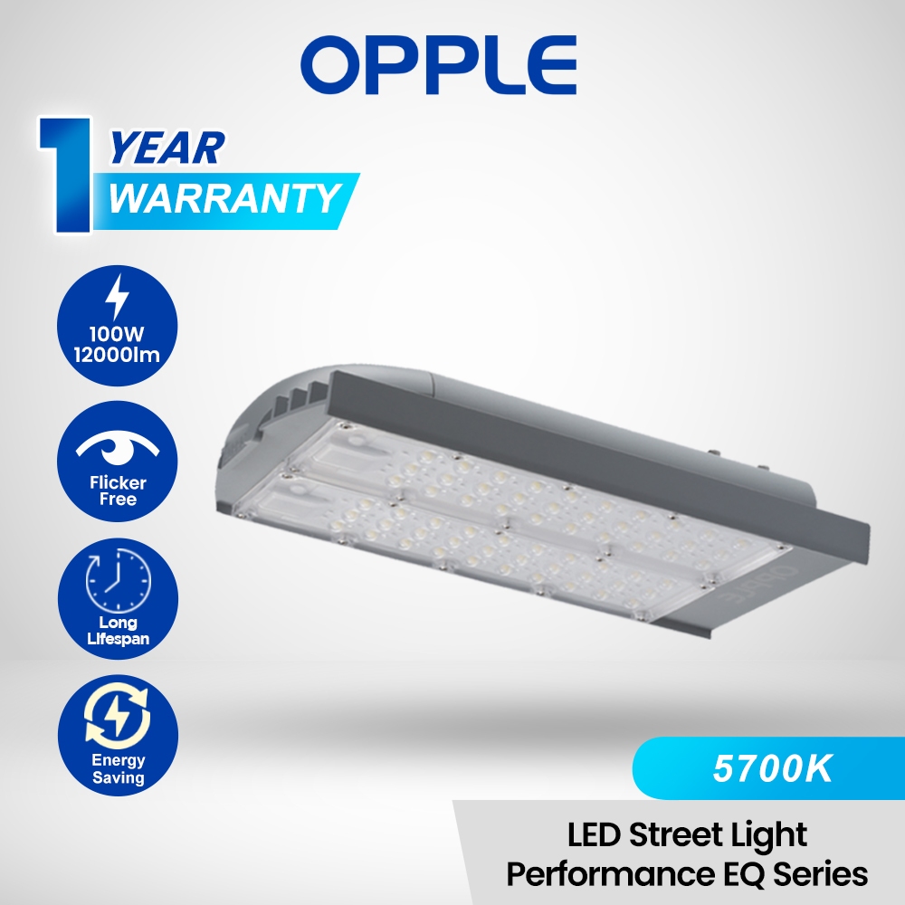 OPPLE LED Street Light EQ Series 100watts / 40watts and 60Wats daylight ...