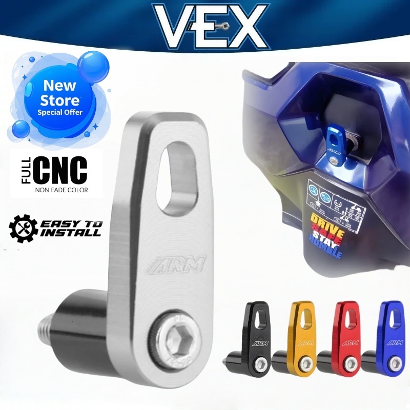 VEX ARM CNC Aluminum Motorcycle Hook | Universal Front Mount | Multi ...