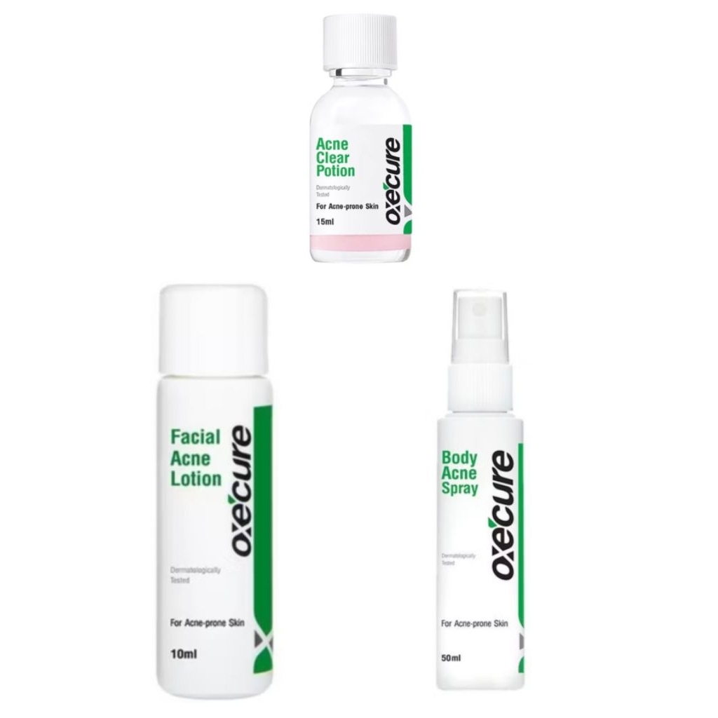 Oxecure no. box!! Body acne spray , Facial acne lotion, Acne clear ...