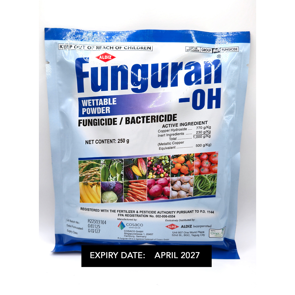 Funguran-OH Wettable Powder Fungicide/Bactericide 250g | Shopee Philippines