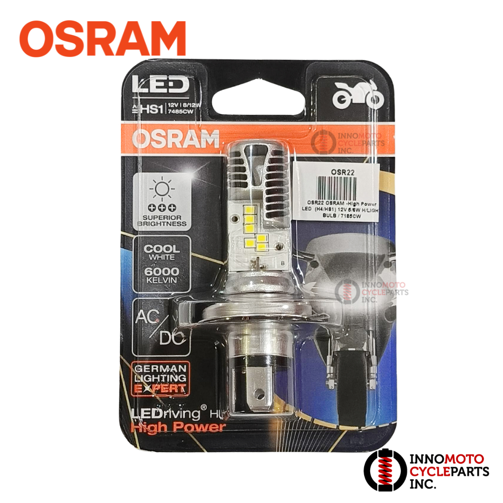 Osram High-power LED Motorcycle Bulb H4/HS1 | Shopee Philippines