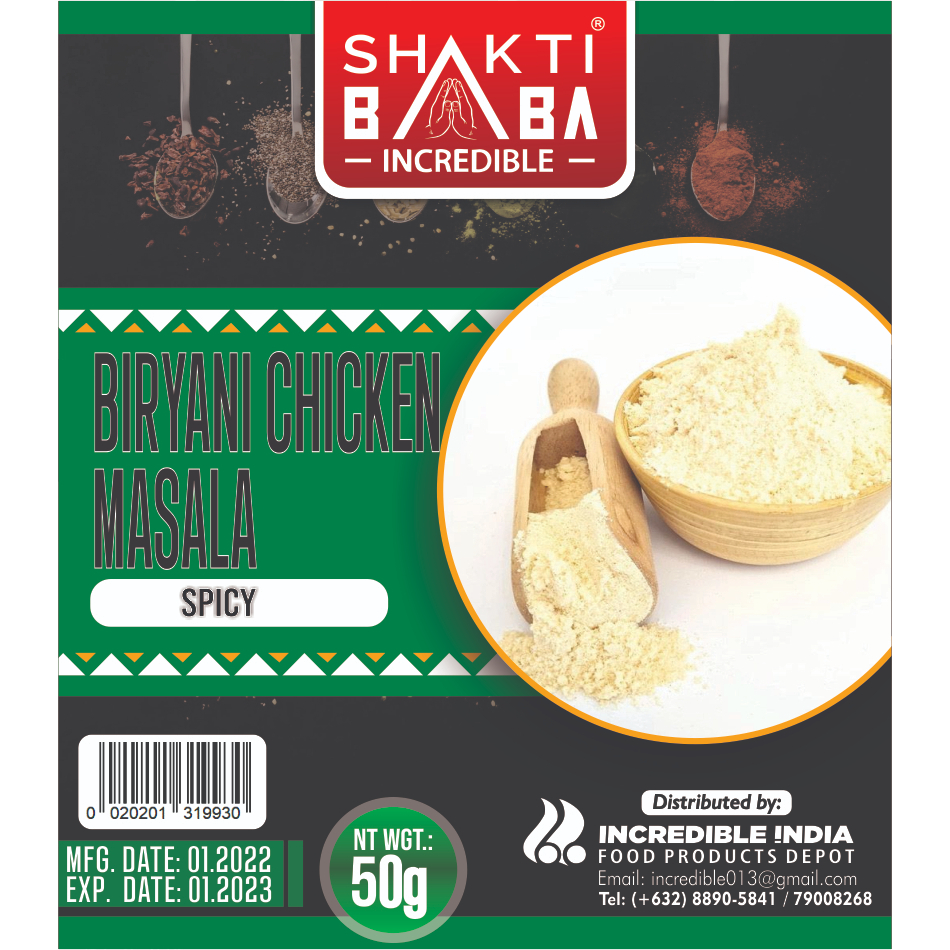 Shakti Baba Biryani Chicken Masala 50g | Shopee Philippines