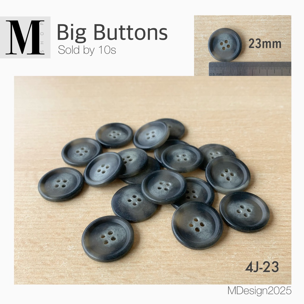 Big Buttons 10s Pack, 23mm | Shopee Philippines