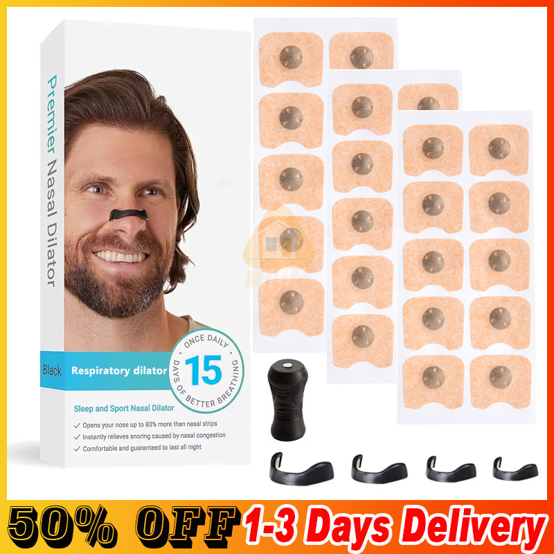 15 Pairs Sport Nasal Dilator Sleep Nasal Breathing Dilators Starter Kit ...