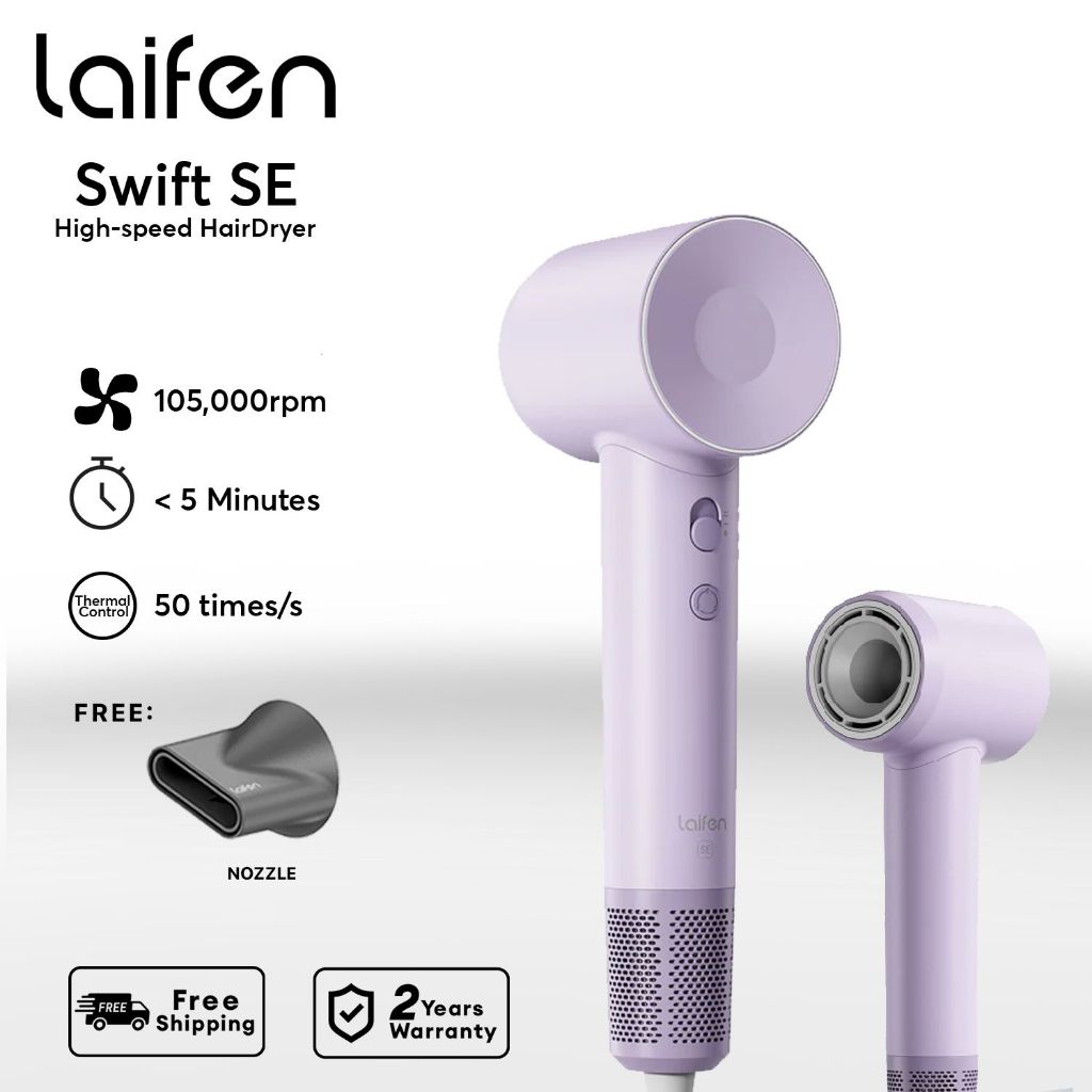 Laifen Swift SE/SE Lite High-Speed Hair Dryer with freebies | Shopee ...