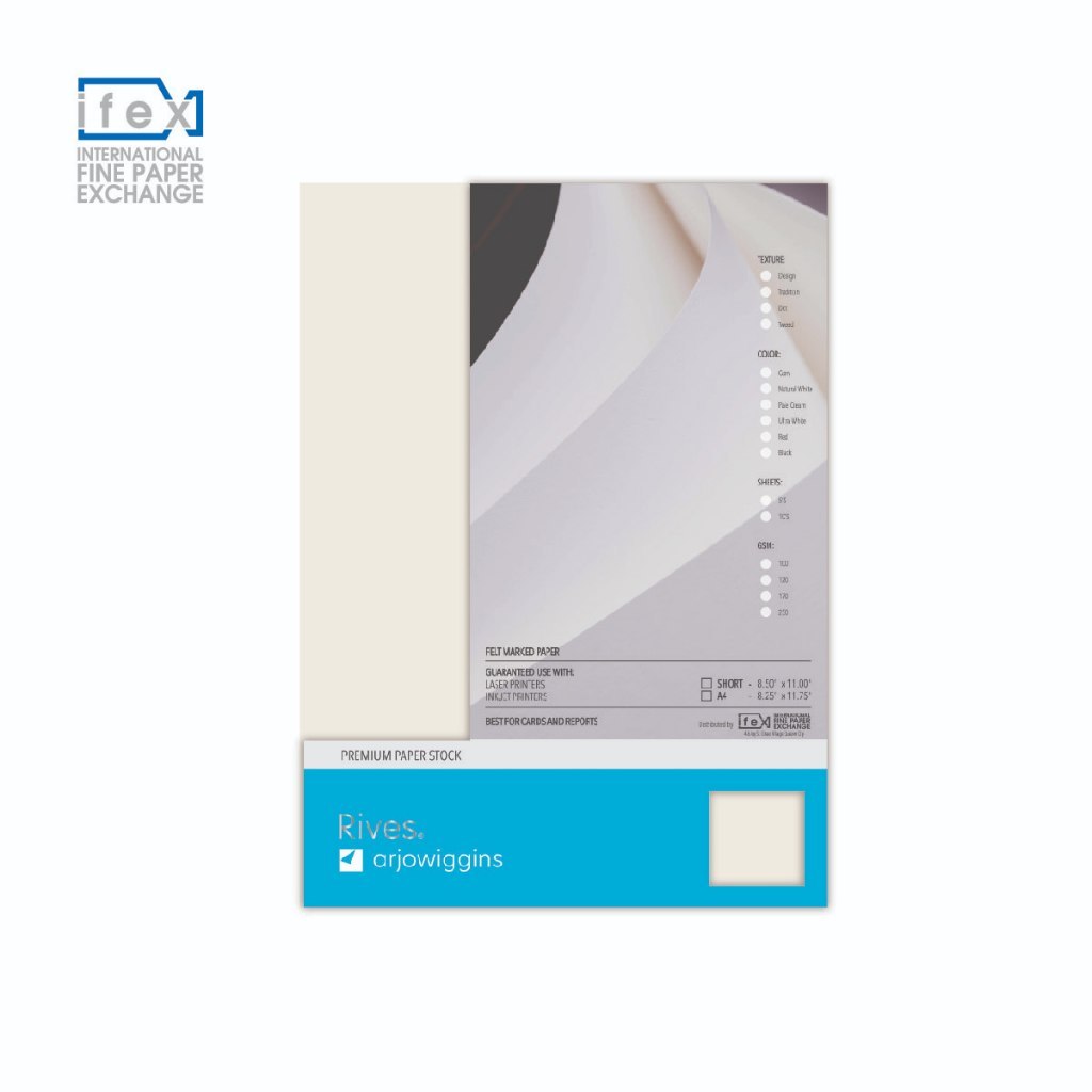 Rives Specialty Paper 8-1/2``x11` 5 sheets/Pack | Shopee Philippines