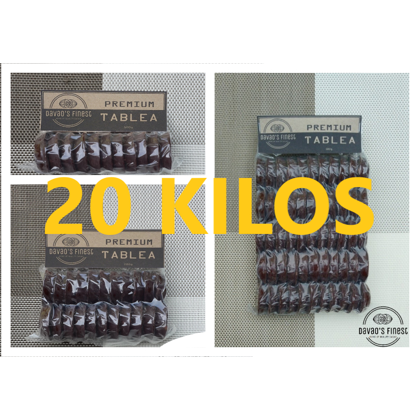 20 KILOS Davao's Finest Pure Tablea (Premium Tableya) | Shopee Philippines