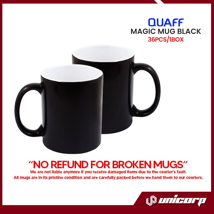 QUAFF Sublimation Magic Mug Plain Matte per (36PCS/BOX) | Shopee ...