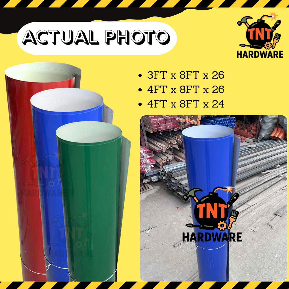 Plain Sheet Linso Colour Coated Roofing Sheets 3&4FTx8 FT Gauge 26/0 ...