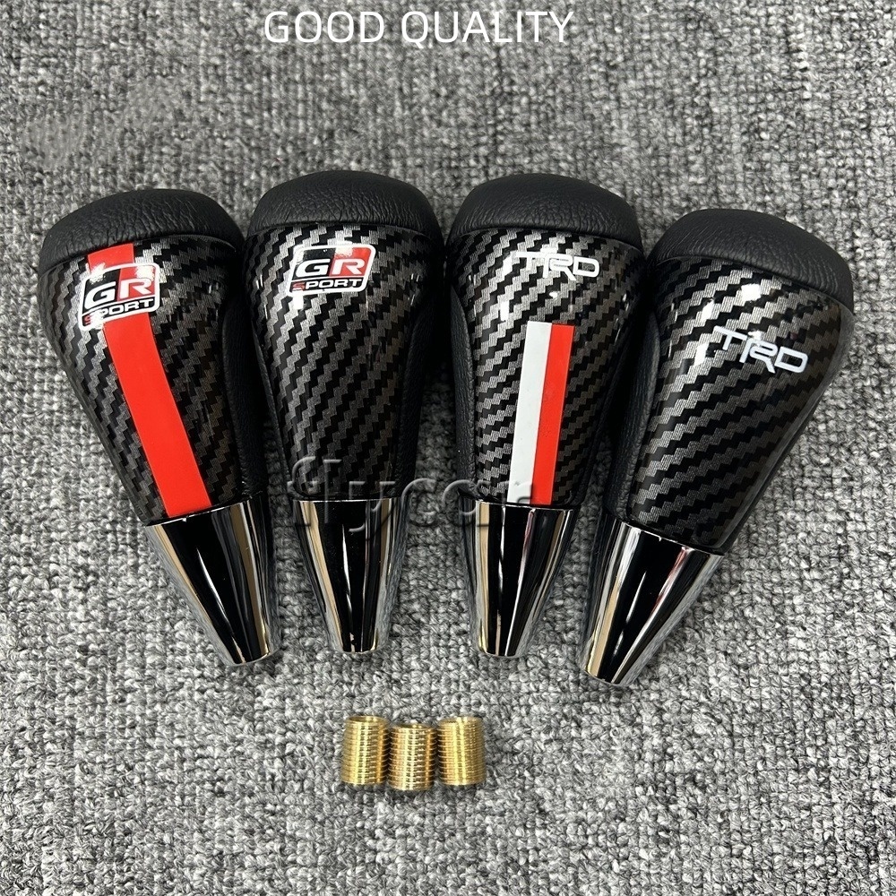 TRD GR Sport Racing Gear Shift Knob Shifter Lever For Toyota Leather ...