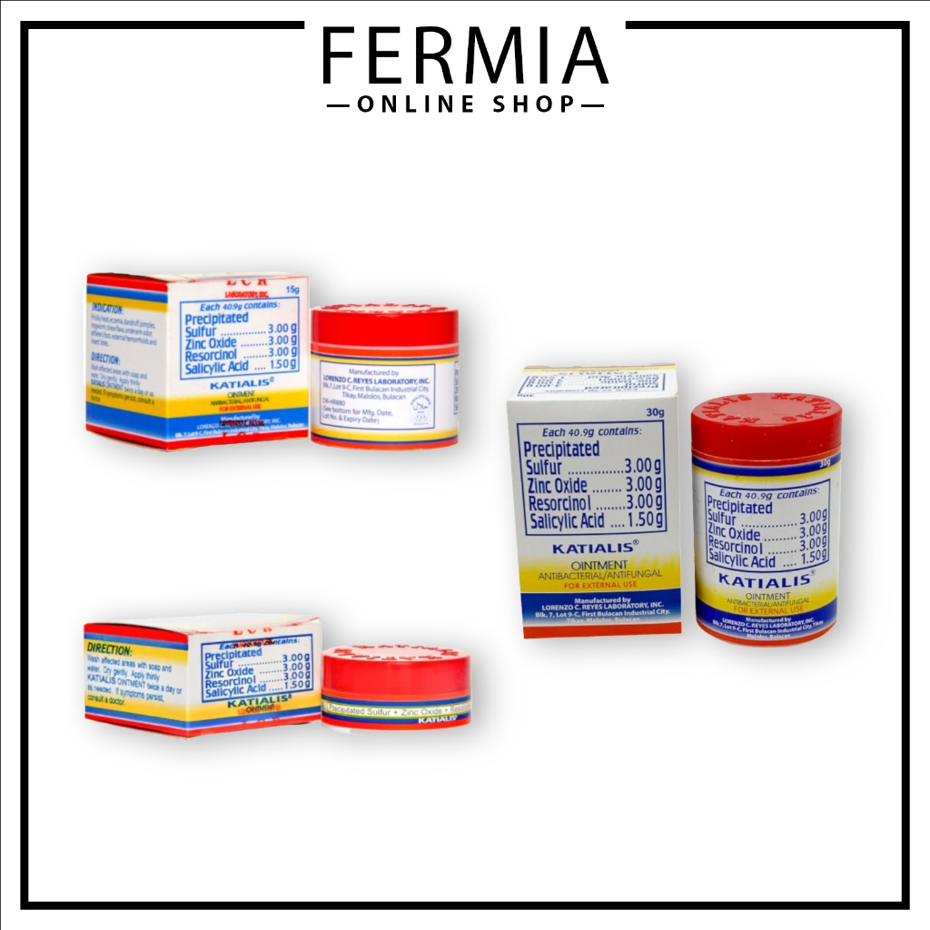 Katialis Ointment Antibacterial/Antifungal 5g/15g/30g | Shopee Philippines