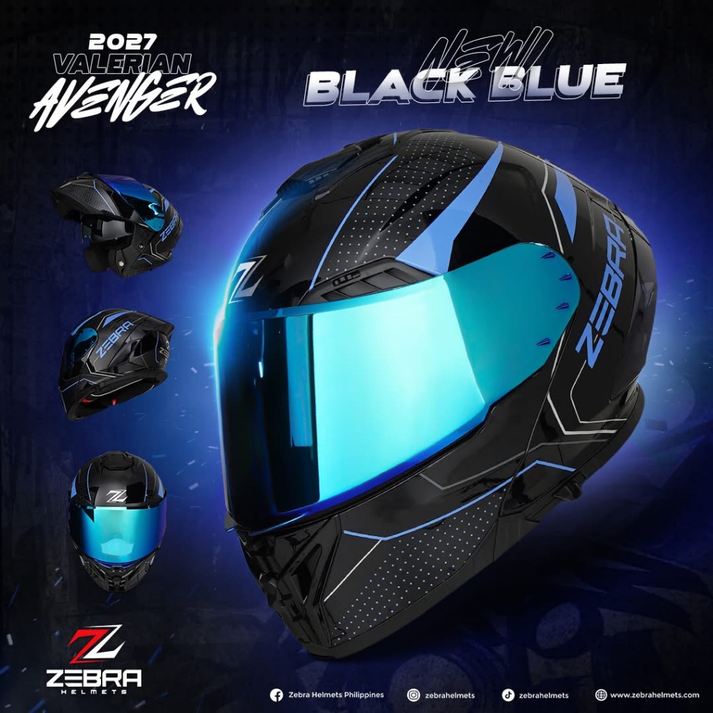 ZEBRA 2027 AVENGERS REVO Visor modular full face helmet dual visor ...