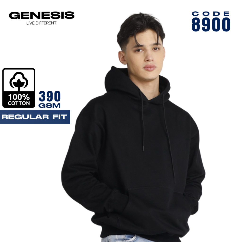 Genesis Clothing Co- (BLACK) #8900 Unisex Heavyweight Pullover Hoodie ...