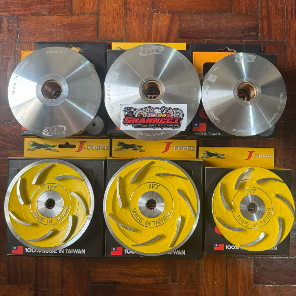 JVT PULLEY SET FOR MIO SPORTY, M3, CLICK, PCX, ADV, BEAT FI (13.5 ...