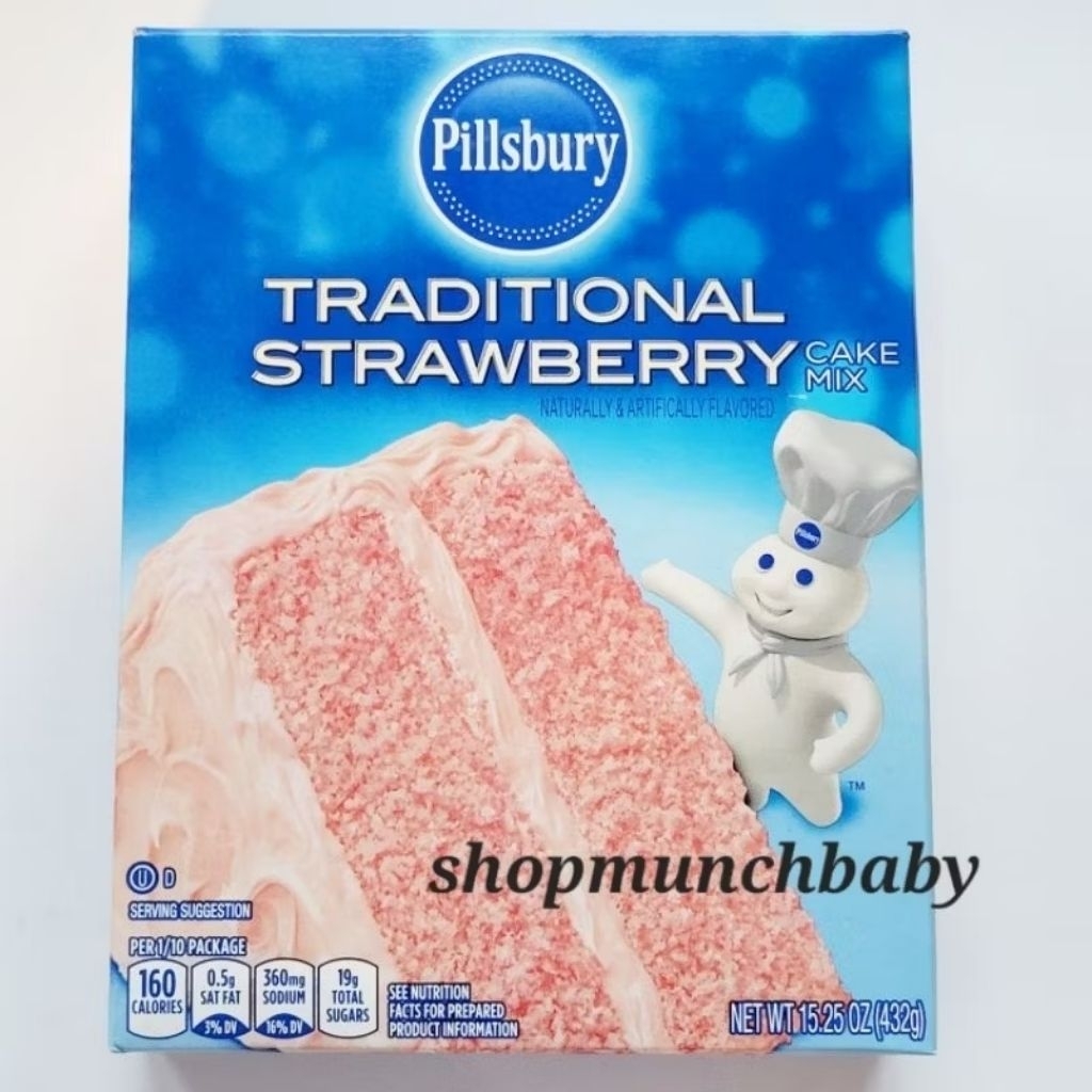 Pillsbury Traditional Cake Mix - Strawberry (432g) | Shopee Philippines