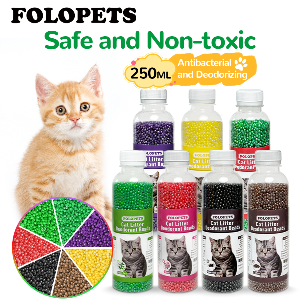 FOLOPETS 250ML Cat Litter Box Deodorizer Cat Litter Deodorizer 7 Scents ...