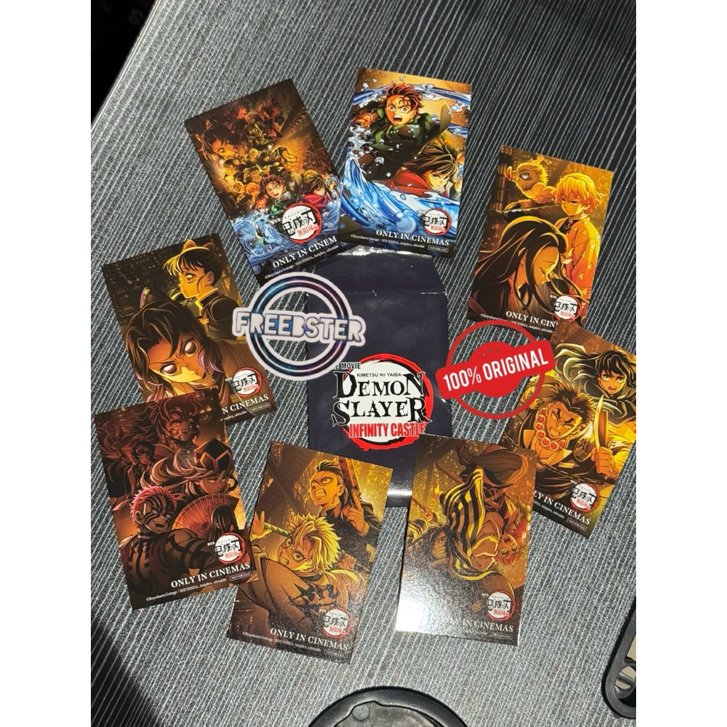 [100% Original] SM Cinema Demon Slayer Infinity Castle Trading Card Set ...