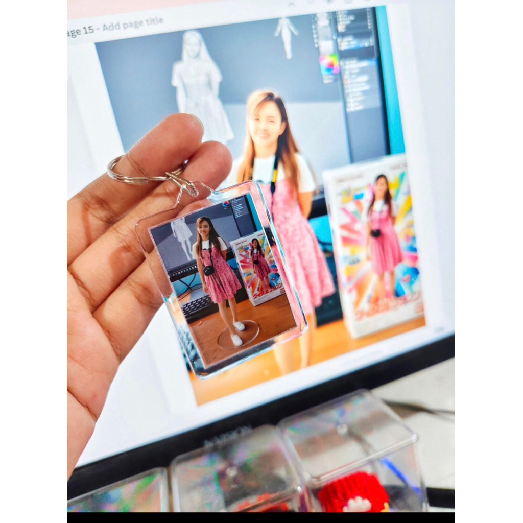 CUSTOMIZED ACRYLIC KEYCHAIN (BACK TO BACK) | Shopee Philippines